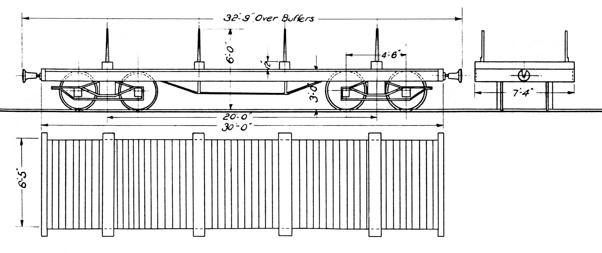 Class Q bogie timber wagons (class Lb before 1900).