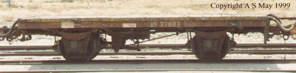 Class NF flat wagons, NFB bolster wagon and NFC cement wagons